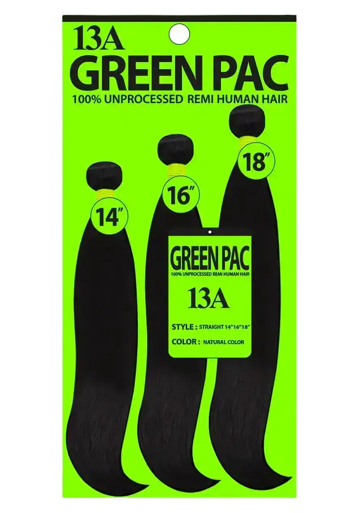 Bundle Factory - Green Pac-Multi 3-piece Straight